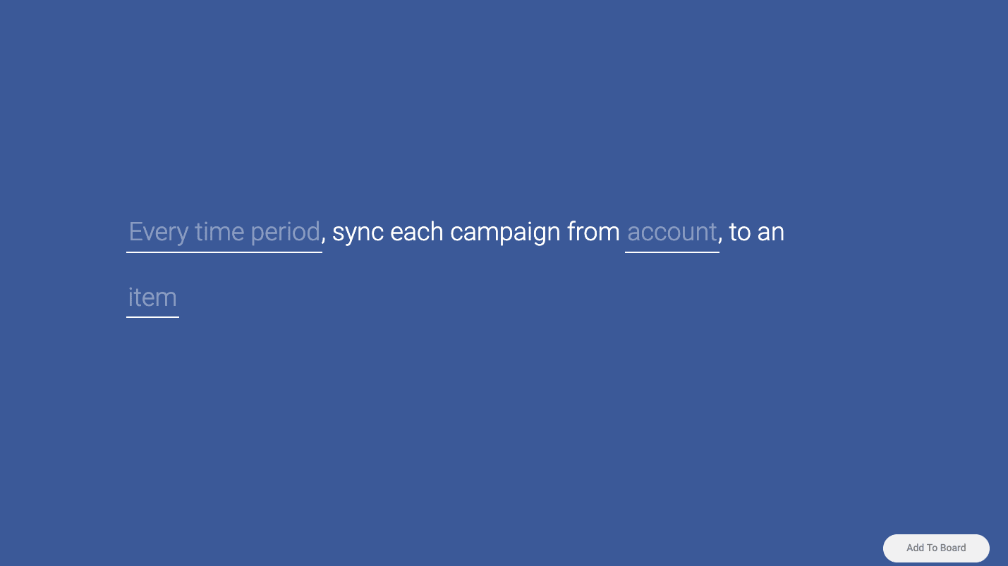 Facebook Ads Integration Template
